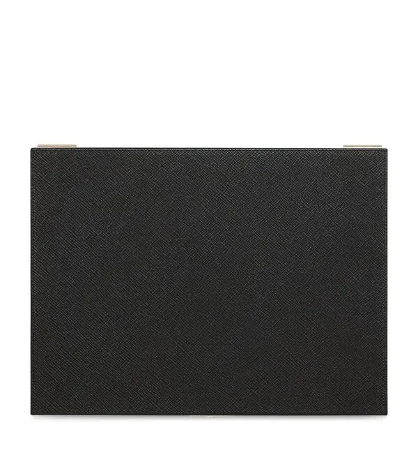 Smythson Leather 3-drawer Panama Jewellery Box