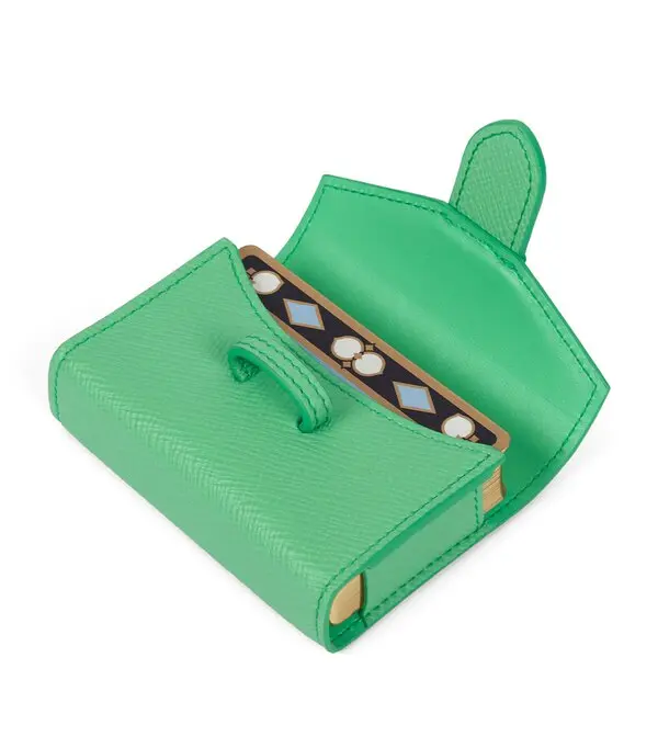 Smythson Leather Panama Playing Card Case