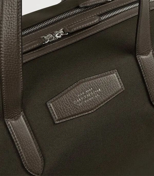 Smythson Canvas Norton Travel Bag