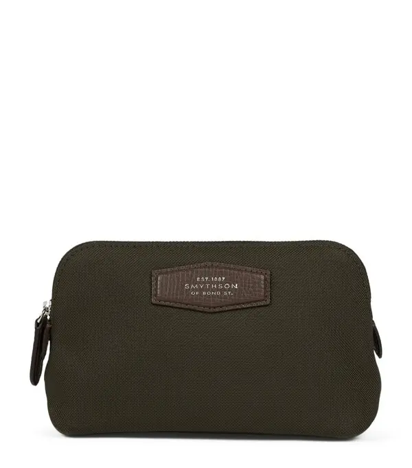 Smythson Small Canvas Wash Bag