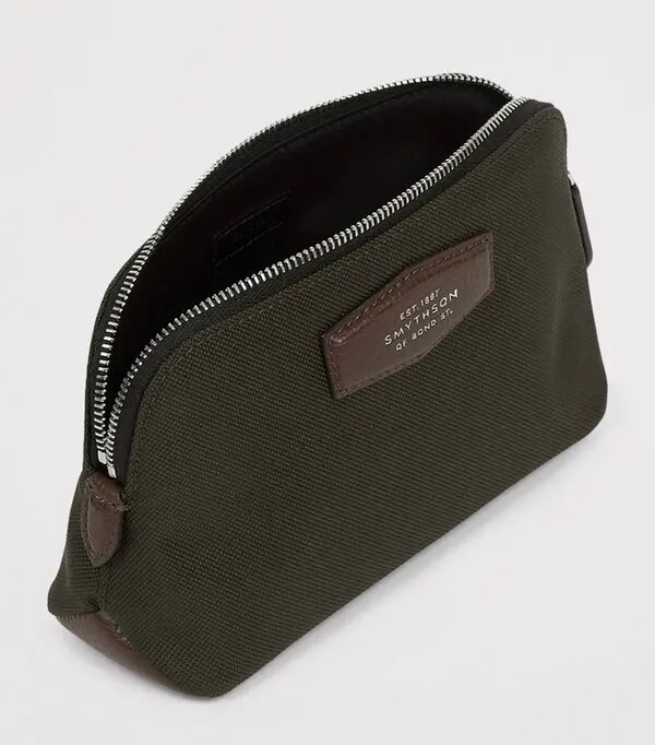 Smythson Small Canvas Wash Bag