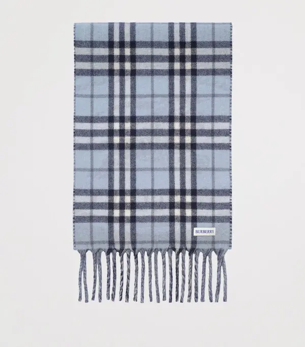 Burberry Cashmere Reversible Check Ekd Scarf