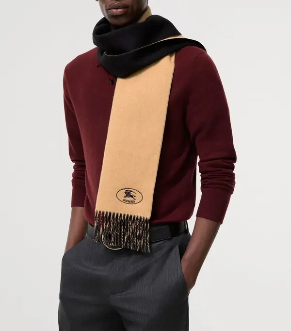 Burberry Cashmere Reversible Scarf