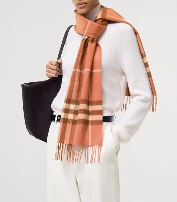 Burberry Cashmere Check Scarf