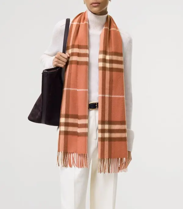 Burberry Cashmere Check Scarf