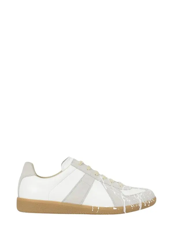 MAISON MARGIELA Low-top Leather Sneakers - White