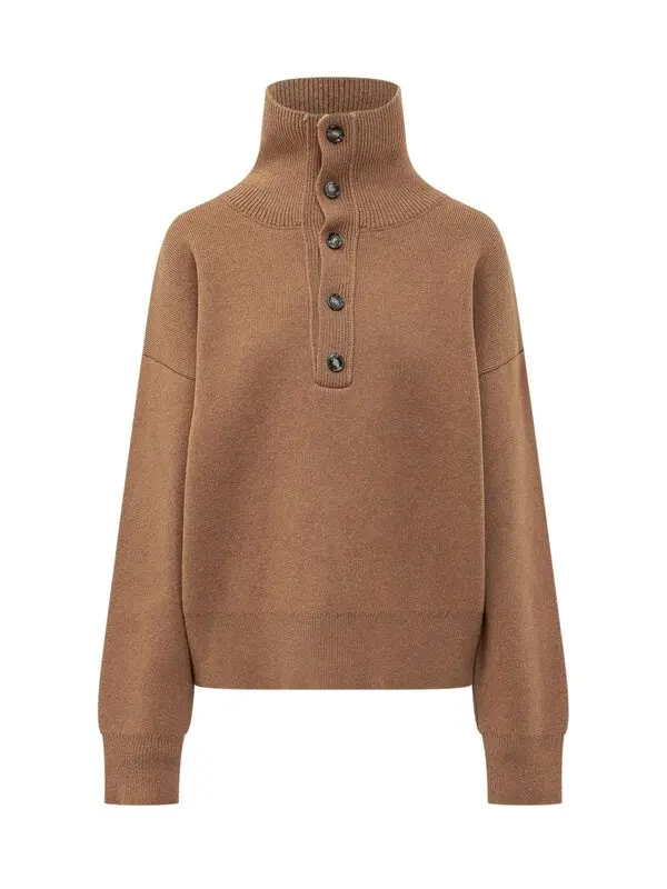AMI Paris High-collar Sweater