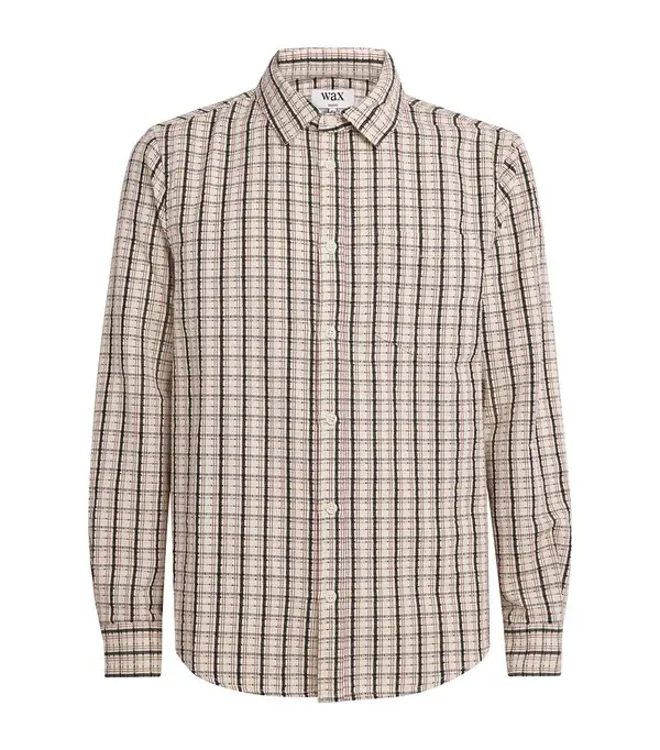 WAX LONDON Cotton Check Shelly Shirt