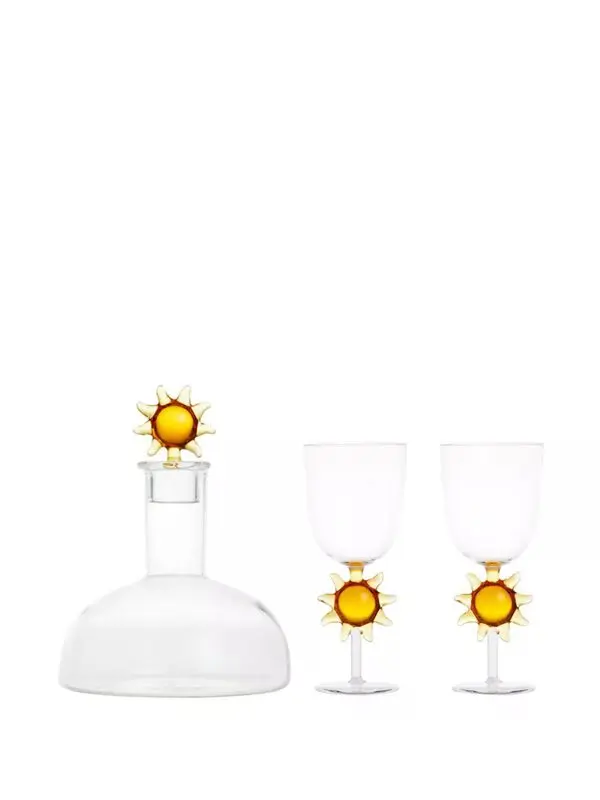 MAISON BALZAC Le Soleil Wine Glasses - White