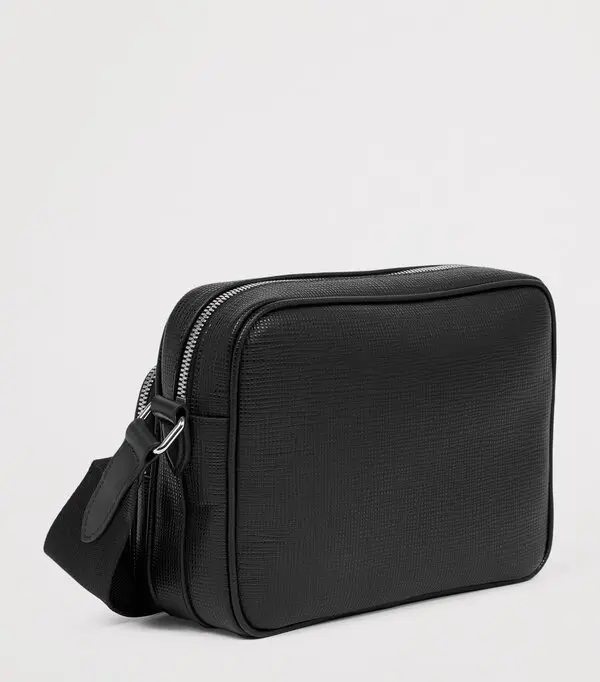 Smythson Leather Panama Cross-body Bag