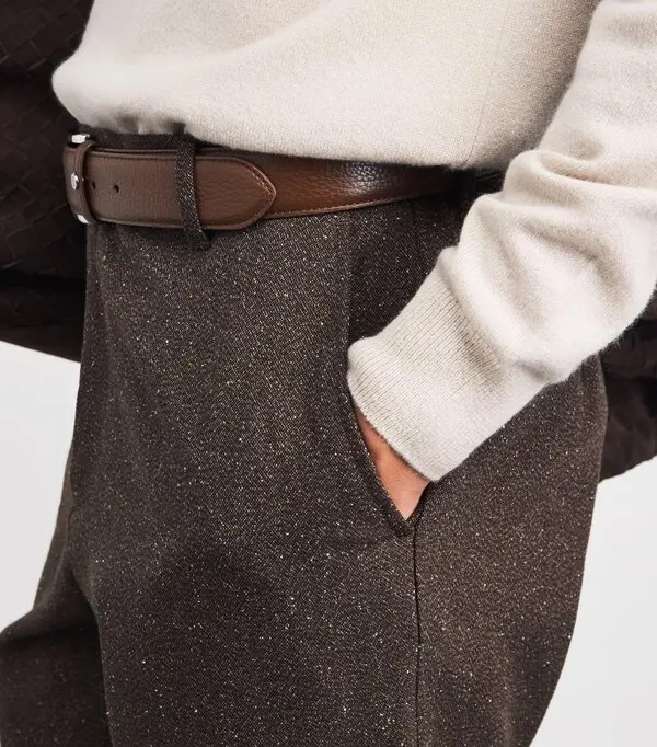 Sunspel Donegal Tweed Trousers