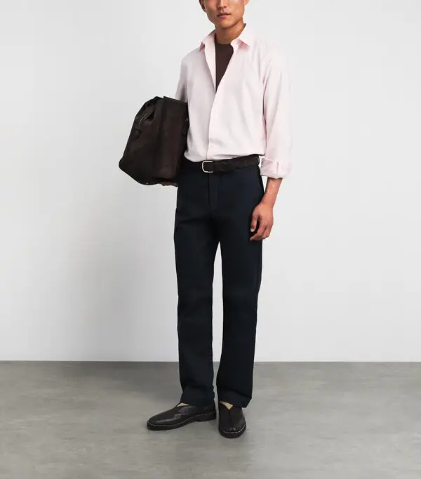 Sunspel Supima Cotton Classic T-shirt - Brown