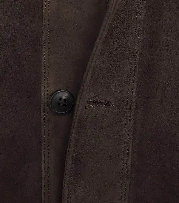 Sunspel Suede Overshirt