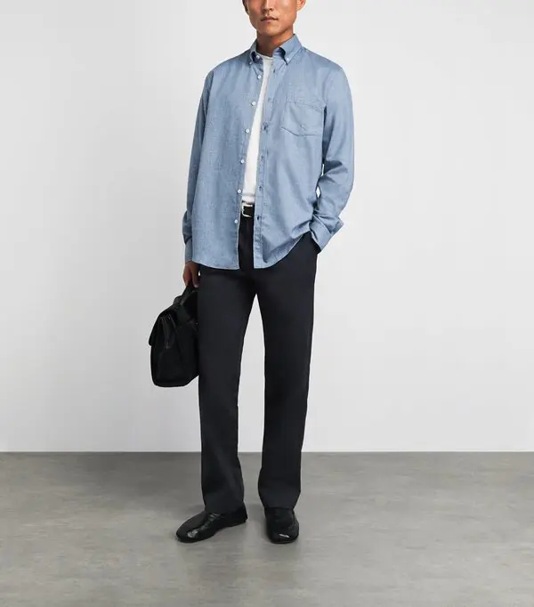 Sunspel Cotton Drill Trousers
