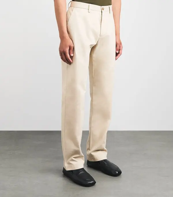 Sunspel Cotton Drill Trousers