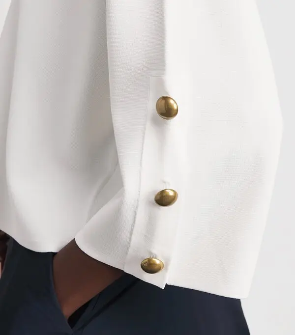 Max Mara V-neck Top - White