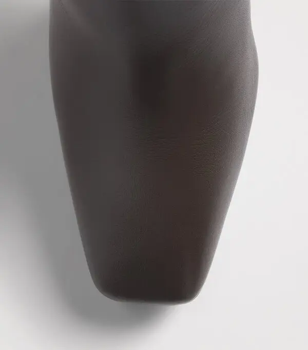 Max Mara Smooth Leather Knee-high Boots