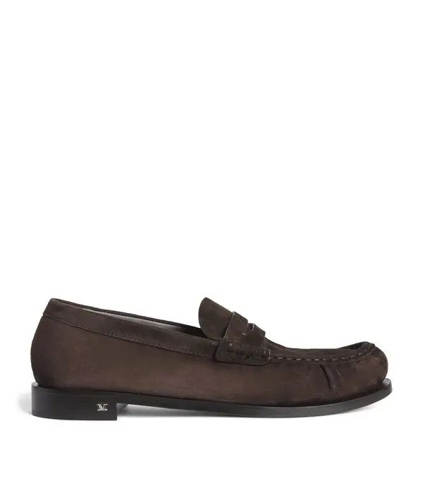 Max Mara Suede Loafers