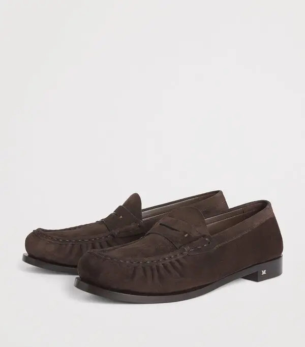Max Mara Suede Loafers