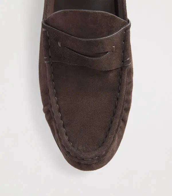 Max Mara Suede Loafers
