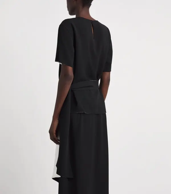 Lafayette 148 New York Reversible Side-tie Blouse