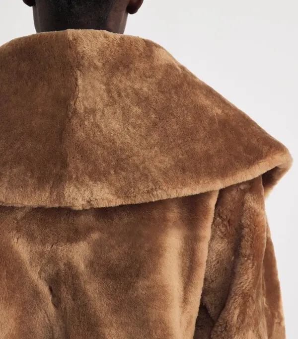 Lafayette 148 New York Shearling Reversible Shawl-collar Coat