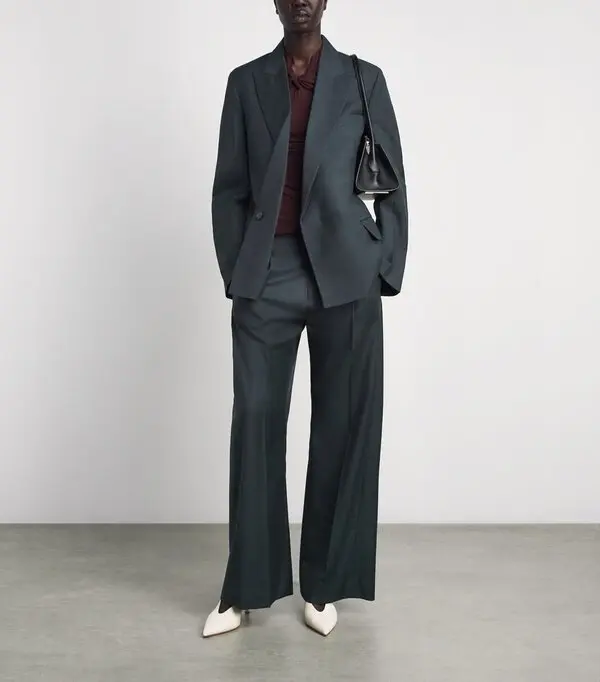 Victoria Beckham Wool Layered Blazer