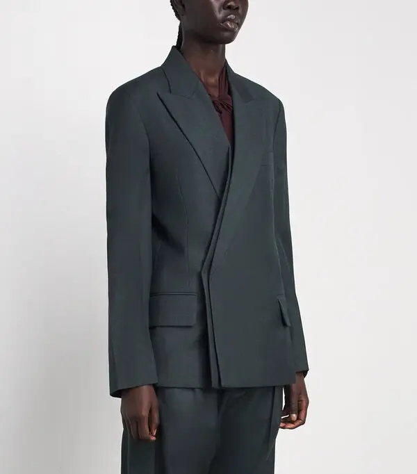 Victoria Beckham Wool Layered Blazer
