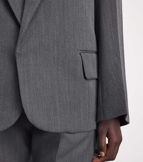 Victoria Beckham Virgin Wool Roberta Blazer