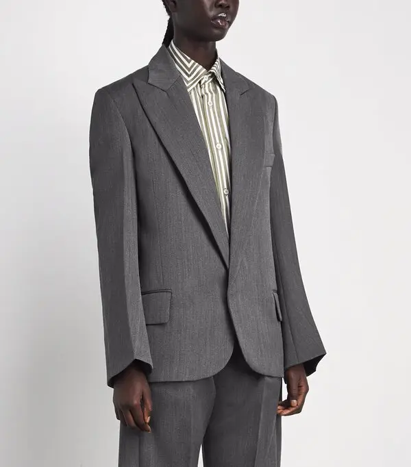 Victoria Beckham Virgin Wool Roberta Blazer