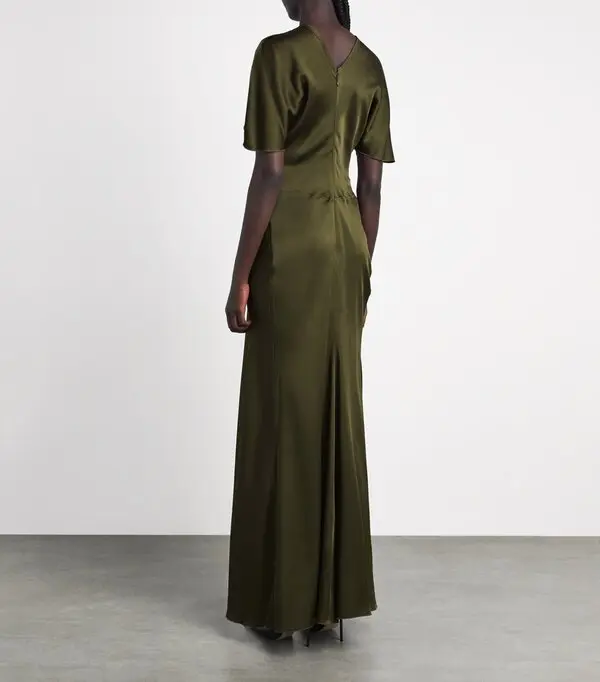 Victoria Beckham Satin Isabella Gown