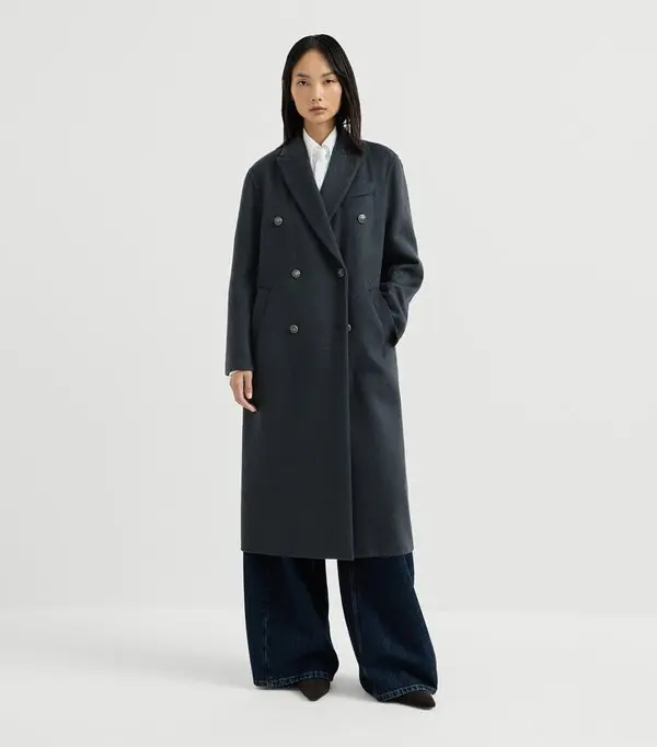 Brunello Cucinelli Cashmere Double-breasted Overcoat