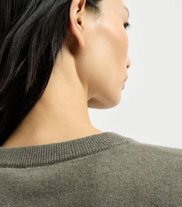 Brunello Cucinelli Cashmere Monili-detail Sweater - Green
