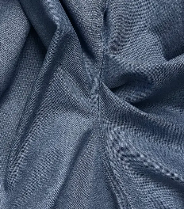 Victoria Beckham Wool Draped Midi Dress