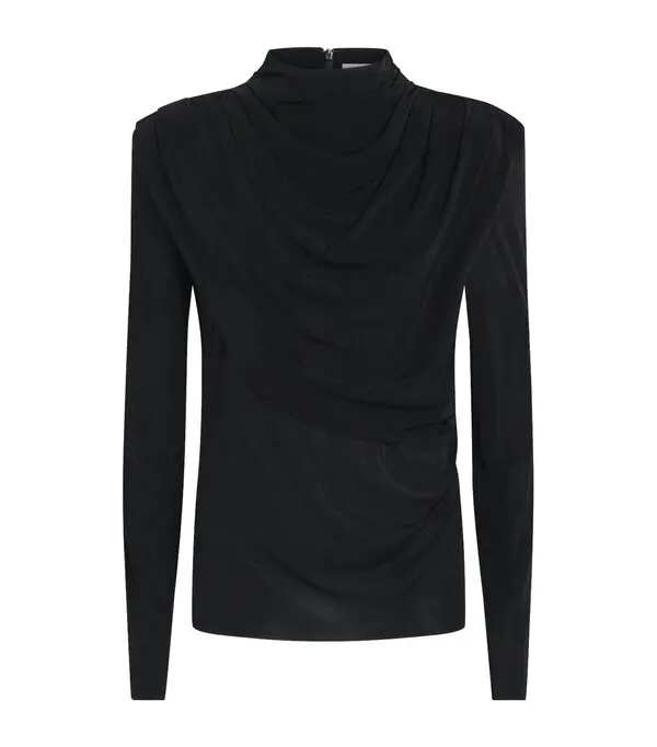 Camilla And Marc Long-sleeve Katerina Top - Black