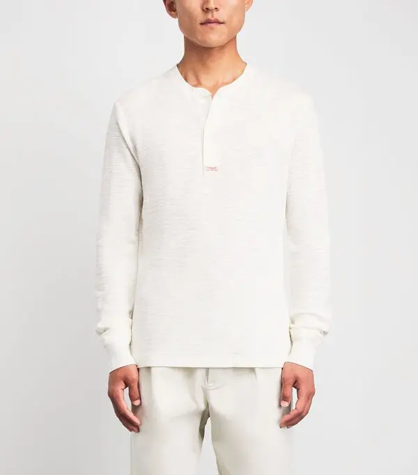 Polo Ralph Lauren Cotton Waffle-knit Henley T-shirt