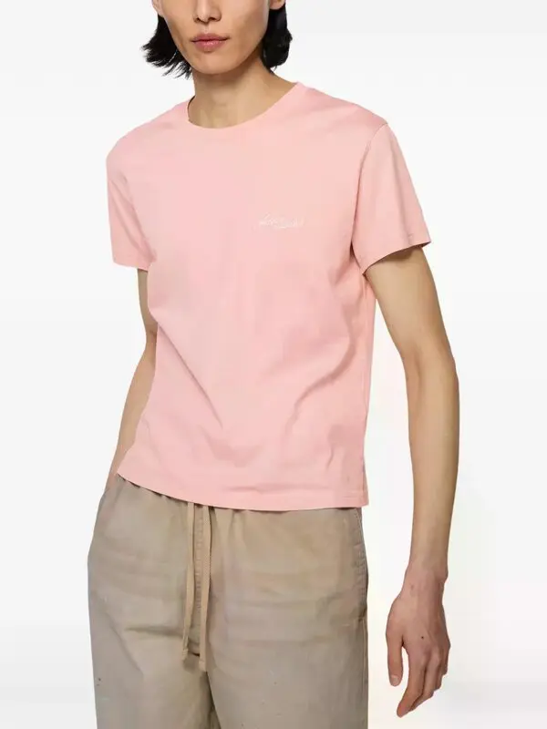 Acne Studios Fitted T-shirt With Logo - Pink