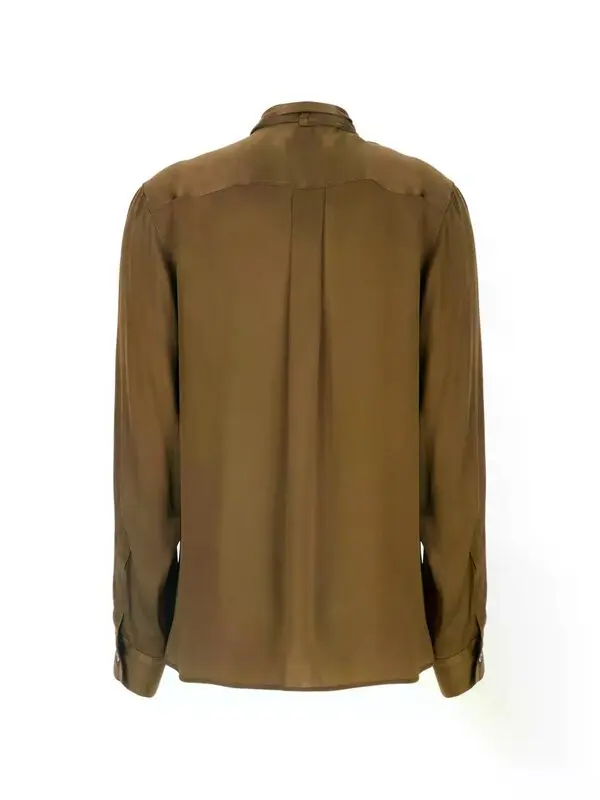 GRIFONI Bow-detail Long-sleeve Blouse