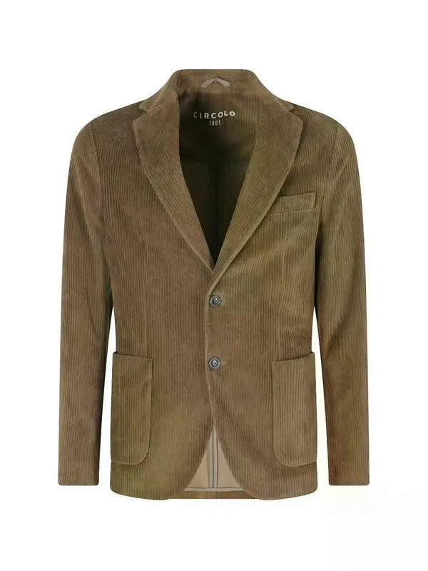 CIRCOLO 1901 Corduroy Single-breasted Blazer