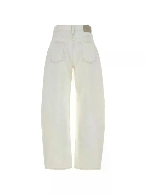 Calvin Klein Logo-patch Wide-leg Jeans