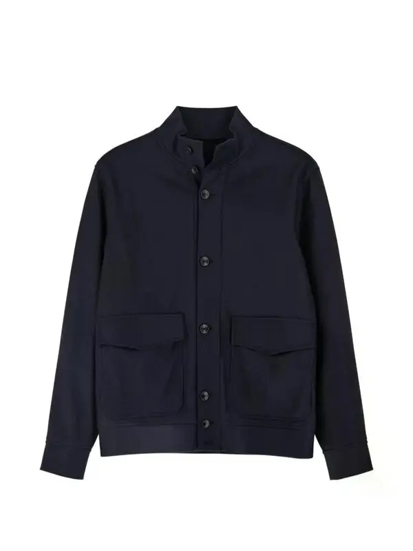 Boggi Milano Bomber In Wool