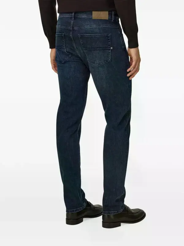 Boggi Milano Jeans In Stretch Black Denim
