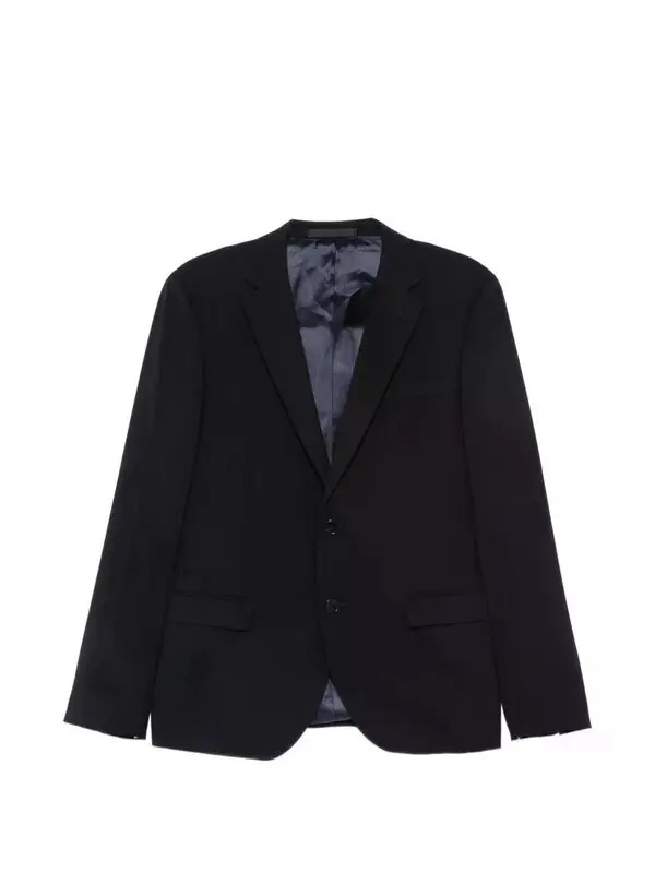 MANUEL RITZ Single-breasted Notched-lapels Jacket - Blue