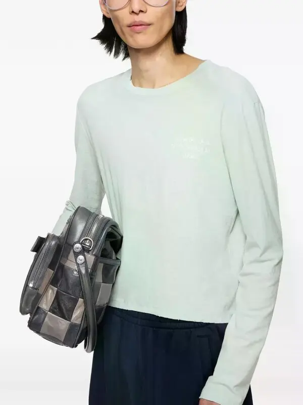 Acne Studios Distressed Logo T-shirt - Blue