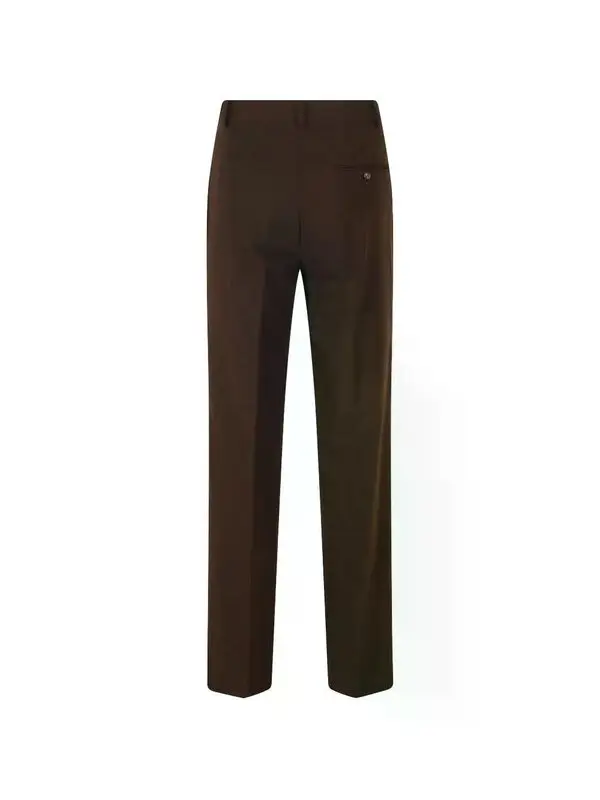 CIRCOLO 1901 Pressed-crease Straight-leg Trousers