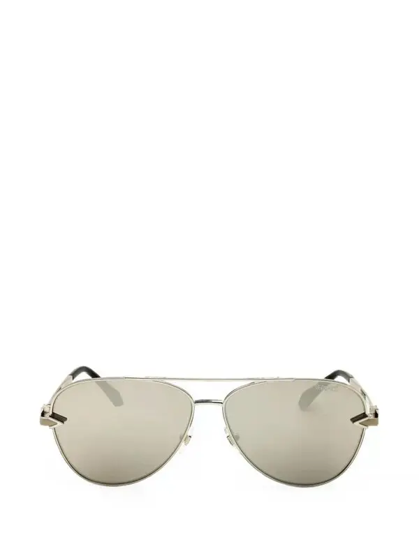Versace Medusa-motif Pilot-frame Sunglasses - Gold