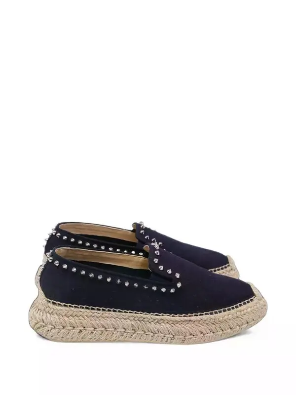 CHRISTIAN LOUBOUTIN Espaboat Spiked Espadrille Shoes