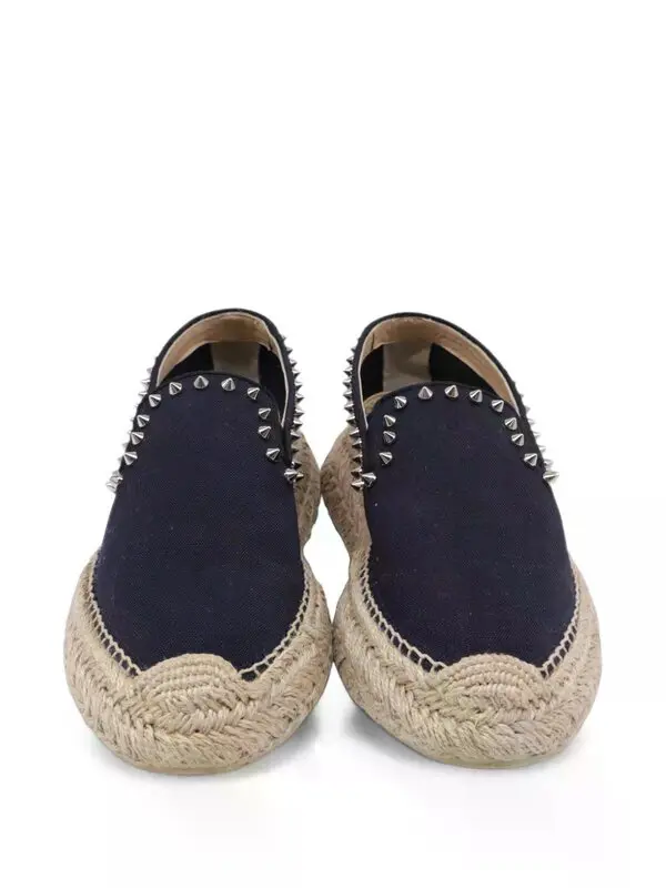 CHRISTIAN LOUBOUTIN Espaboat Spiked Espadrille Shoes