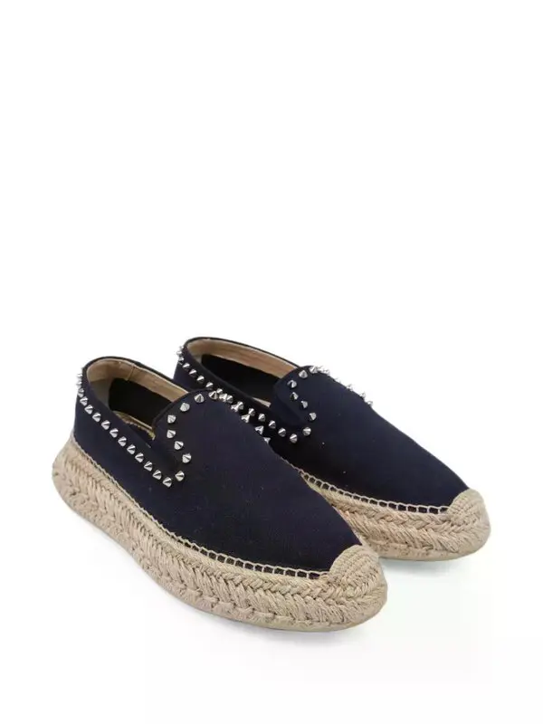 CHRISTIAN LOUBOUTIN Espaboat Spiked Espadrille Shoes
