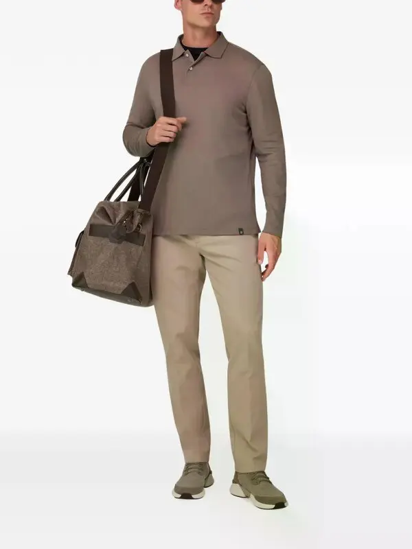 Boggi Milano Trousers In Stretch Cotton